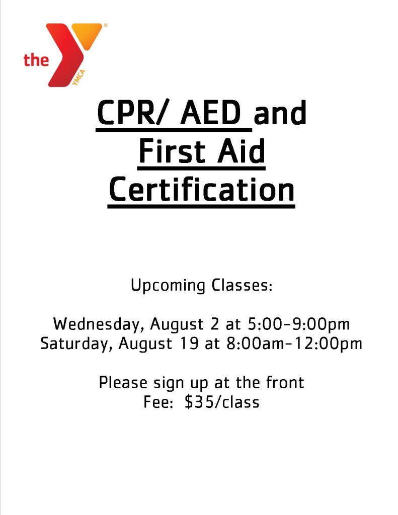 First Aid & CPR - Danville YMCA